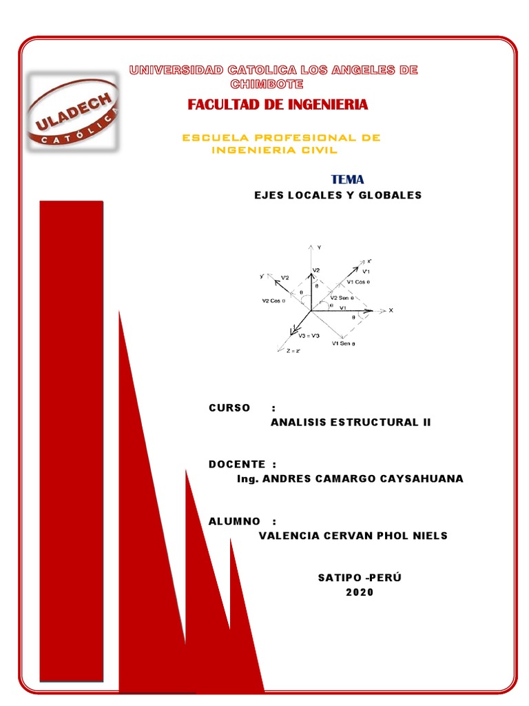 Ejes Globales y Locales Tarea | PDF
