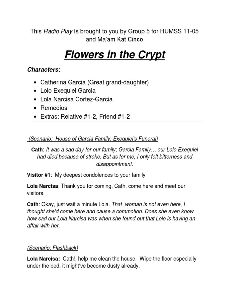 Radio Play Script | PDF