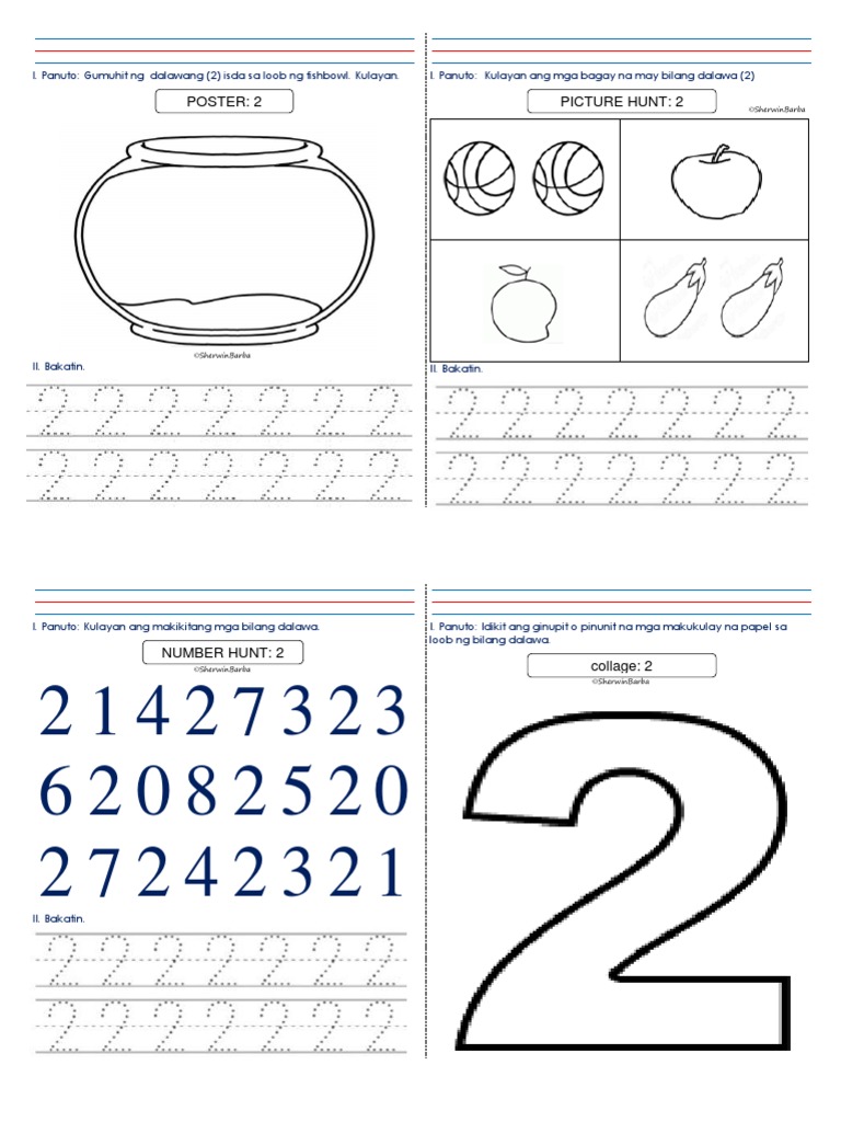 Number 0-2 Activities | PDF