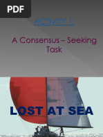 Trainer Activity: All Adrift! | PDF | Decision Making | Nature