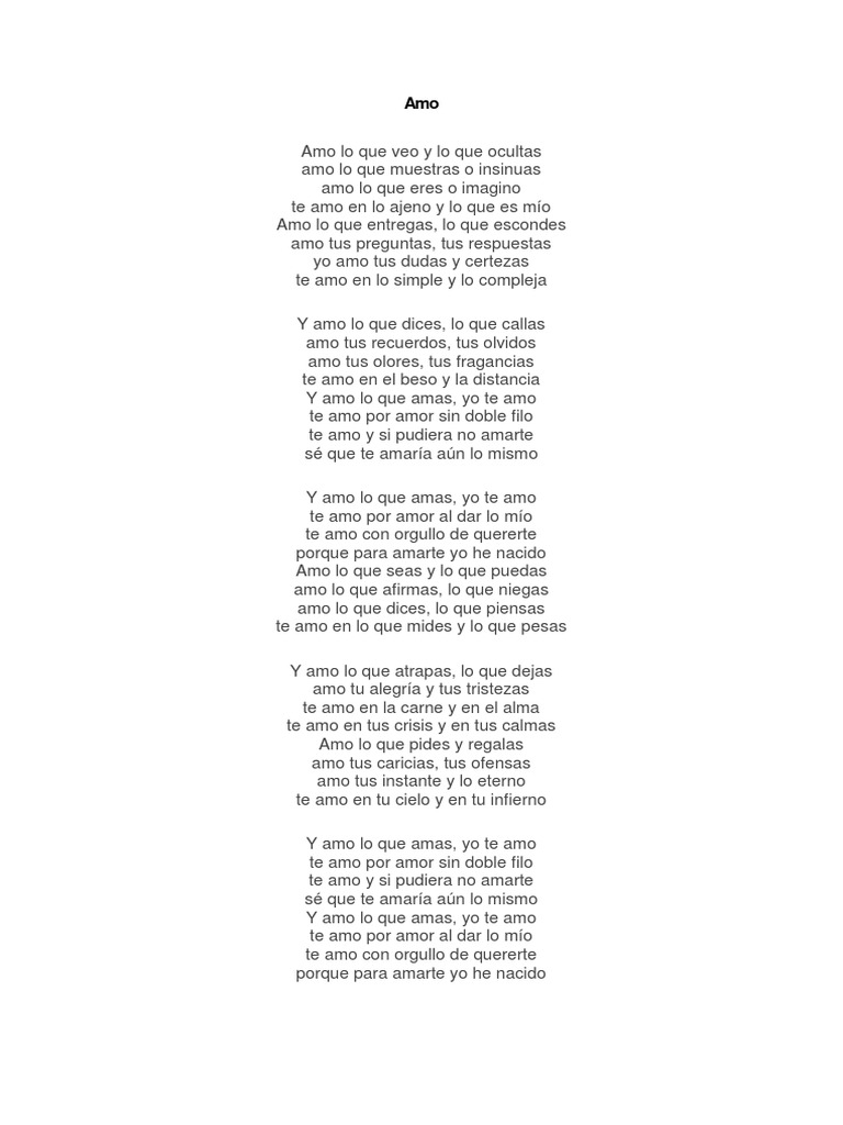 Letra de Axel | PDF