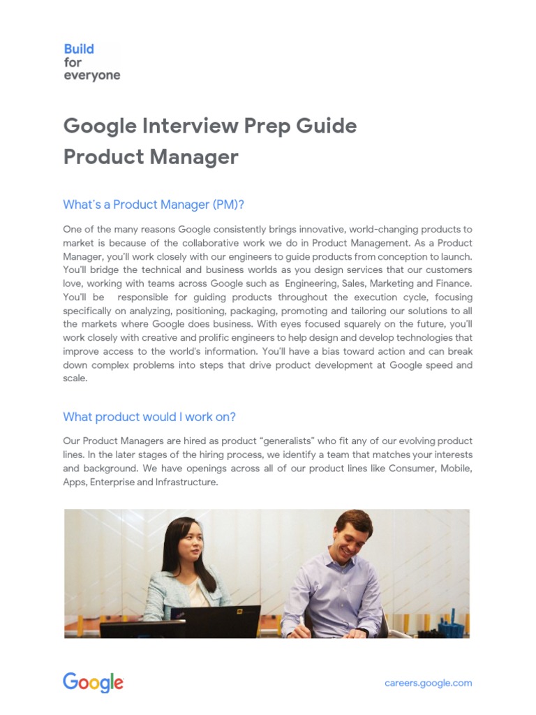 Google PM Interview Prep Guide | PDF
