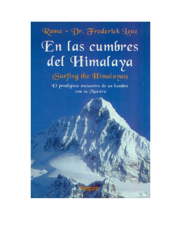 Frederick Lenz en Las Cumbres Del Himalaya | PDF