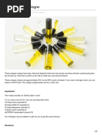 Perfume Formulations | PDF | Perfume | Nature