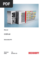 CX8190 Embedded PC Manual v1.8 | PDF | Computer Security | Security