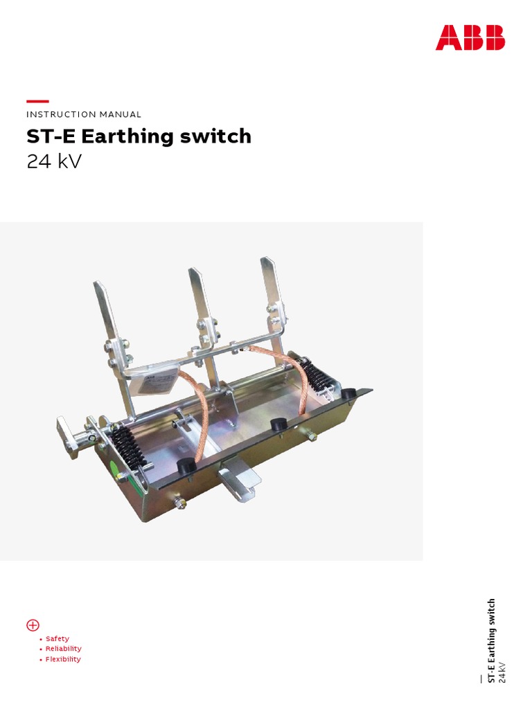 2019.1.3 ST-E Earthing Switch Catalogue EN PDF | PDF