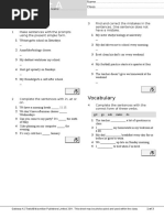 Reading Skills Practice: A Restaurant Menu - Exercises: Preparation ...