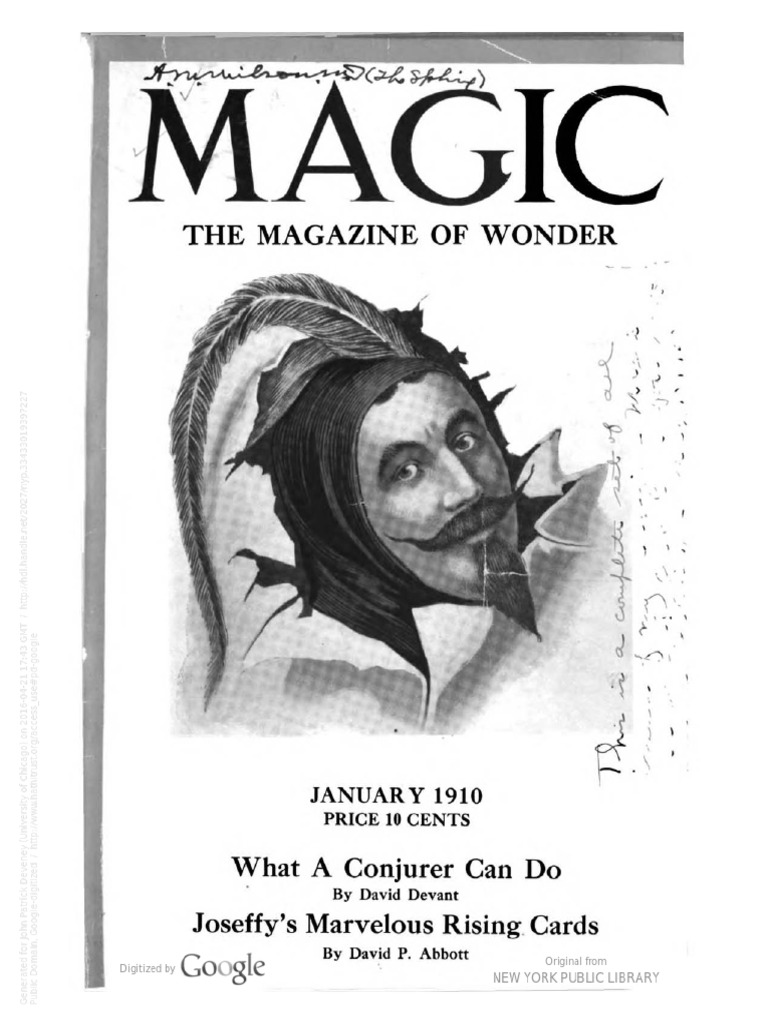 Magic The Magazine of Wonder PDF | PDF