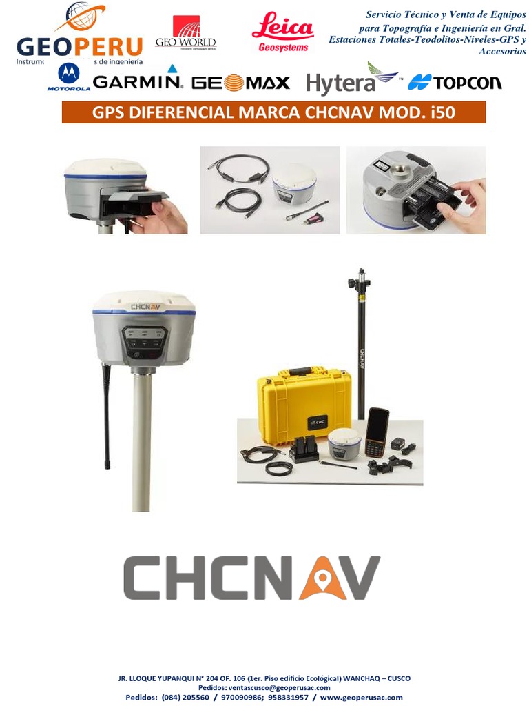 Esp. Tec. GPS DIFERENCIAL CHC I50 | PDF