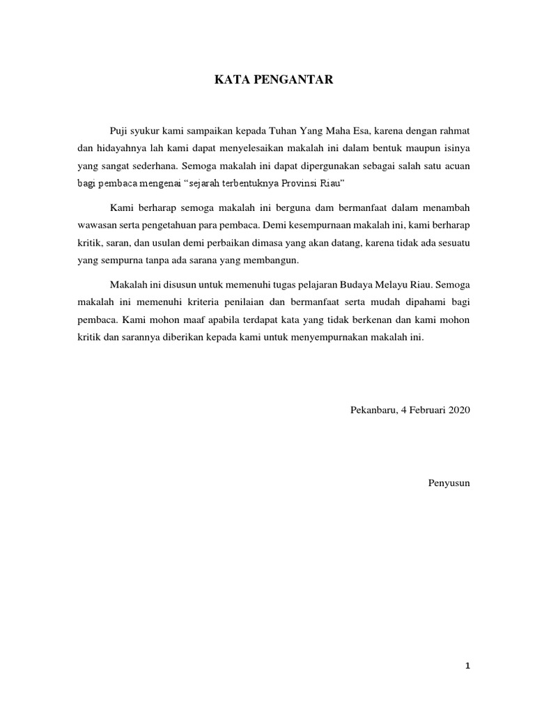 Sejarah Terbentuknya Provinsi Riau | PDF | Perjalanan