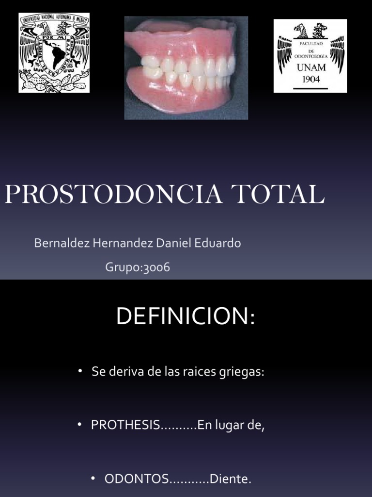 Prostodoncia Total | PDF