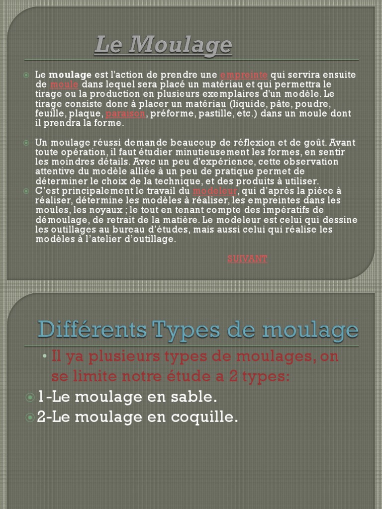 Le Moulage | PDF