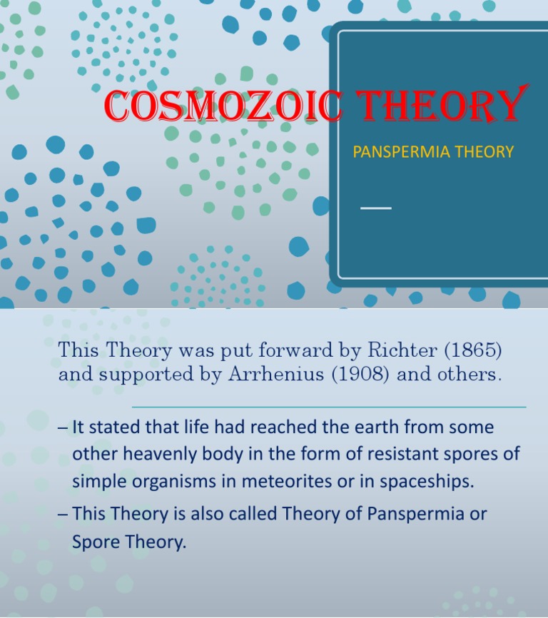 COSMOZOIC THEORY - Group 4 | PDF