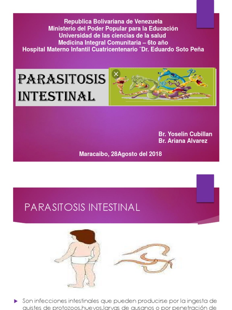 Parasitosis Intestinal en Pediatria LSTA | PDF