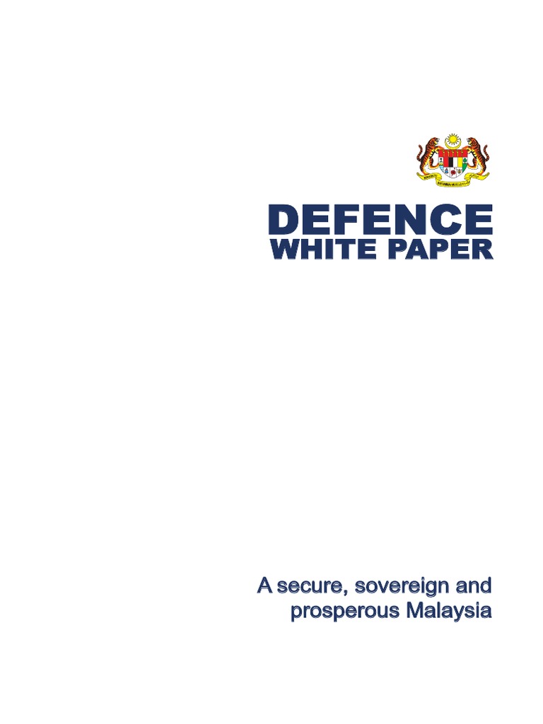 Malaysia Defence White Paper 2020 | PDF