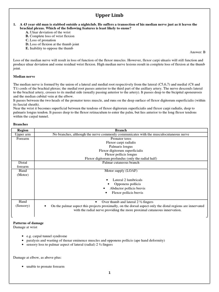 eMRCS MCQ PDF | PDF | Common Carotid Artery | Thumb