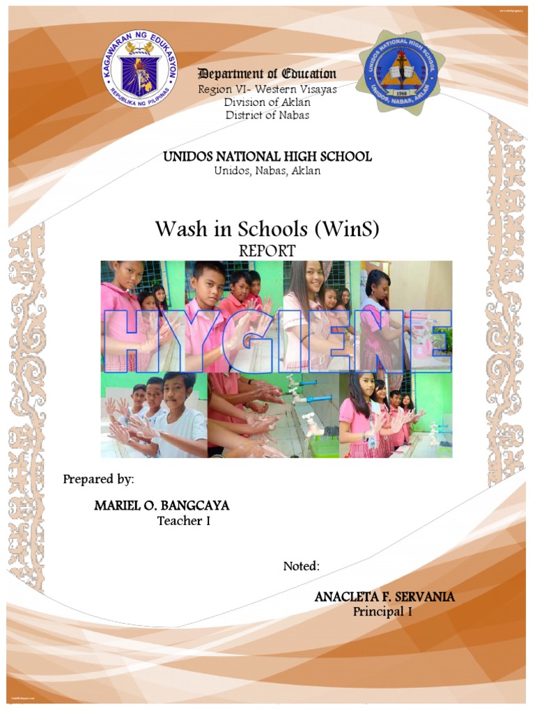 SBM WINS HYGIENE Narrative Report 2019 Final | PDF | Hand Washing | Wash