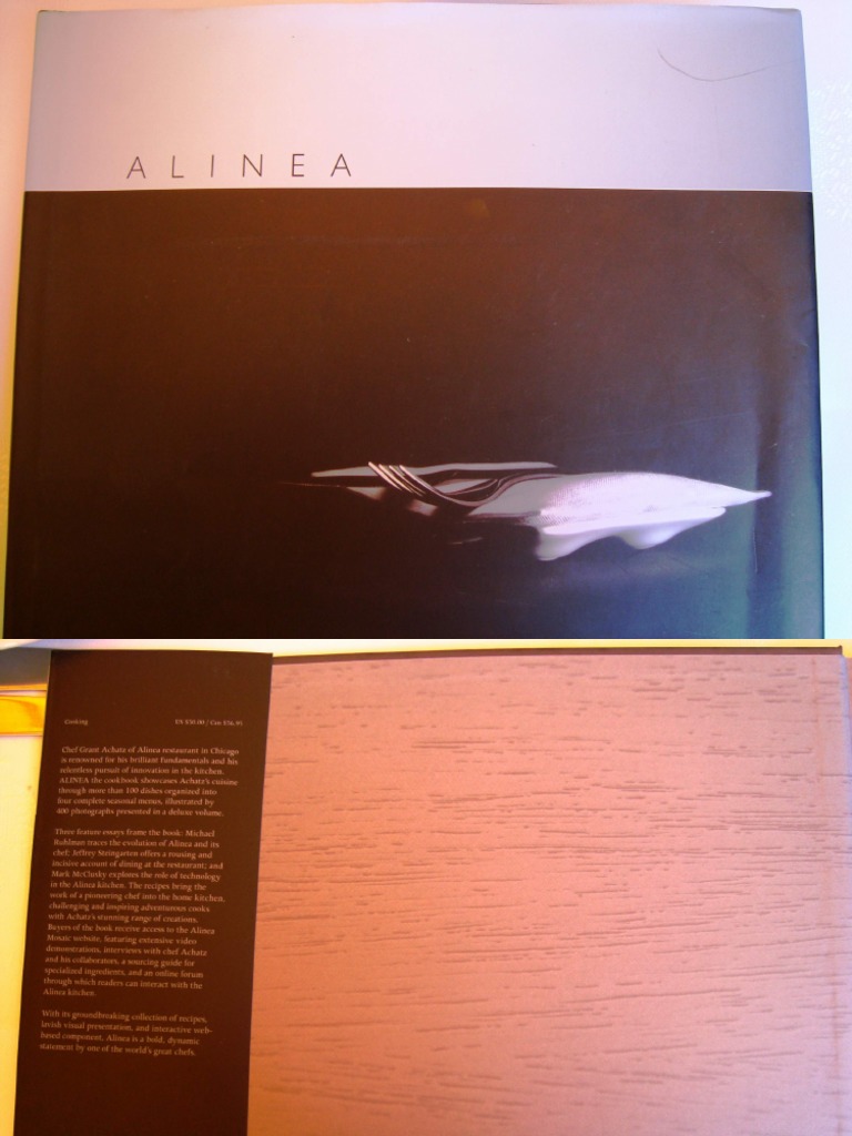 Alinea Cookbook - Chef Grant Achatz | PDF