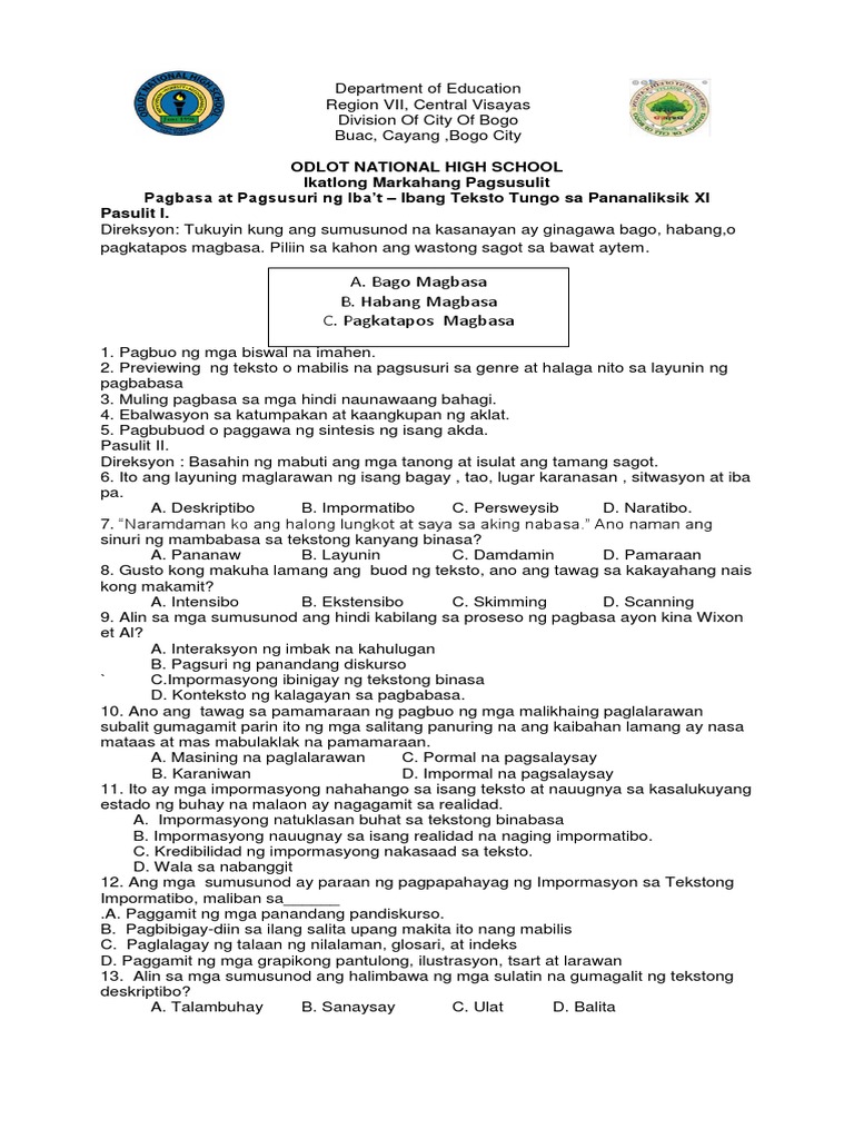 pAGBASA AT PAGSUSURI | PDF