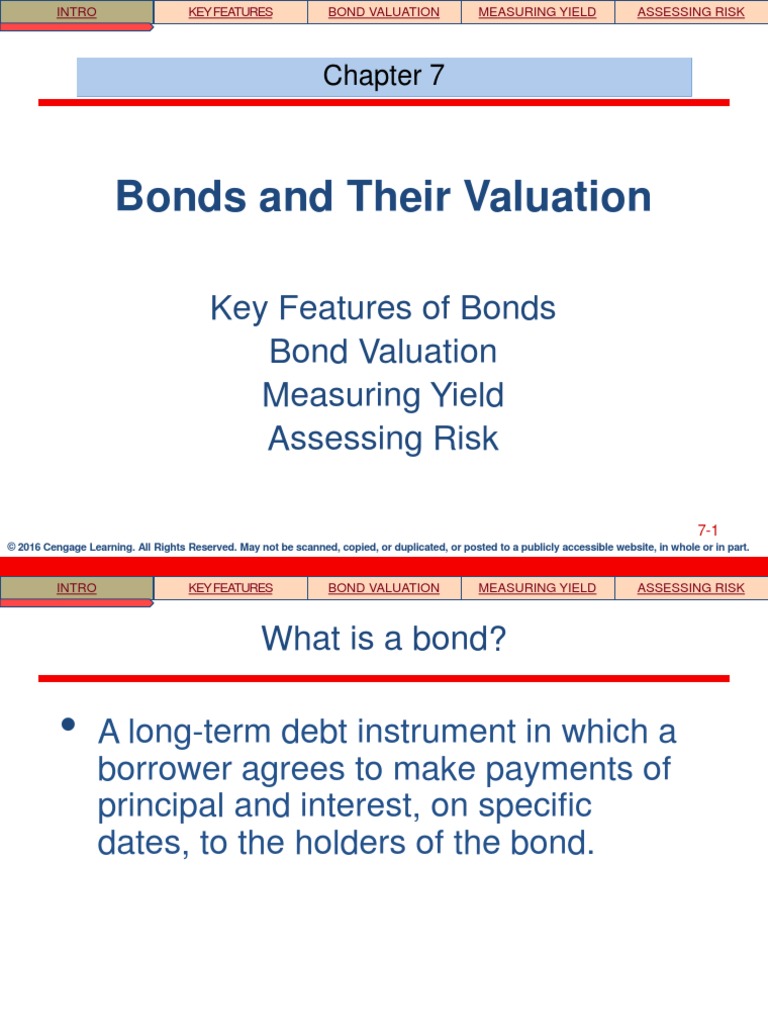 Day 1 - Bonds and Their Valuation | PDF | Bonds (Finance) | Yield (Finance)
