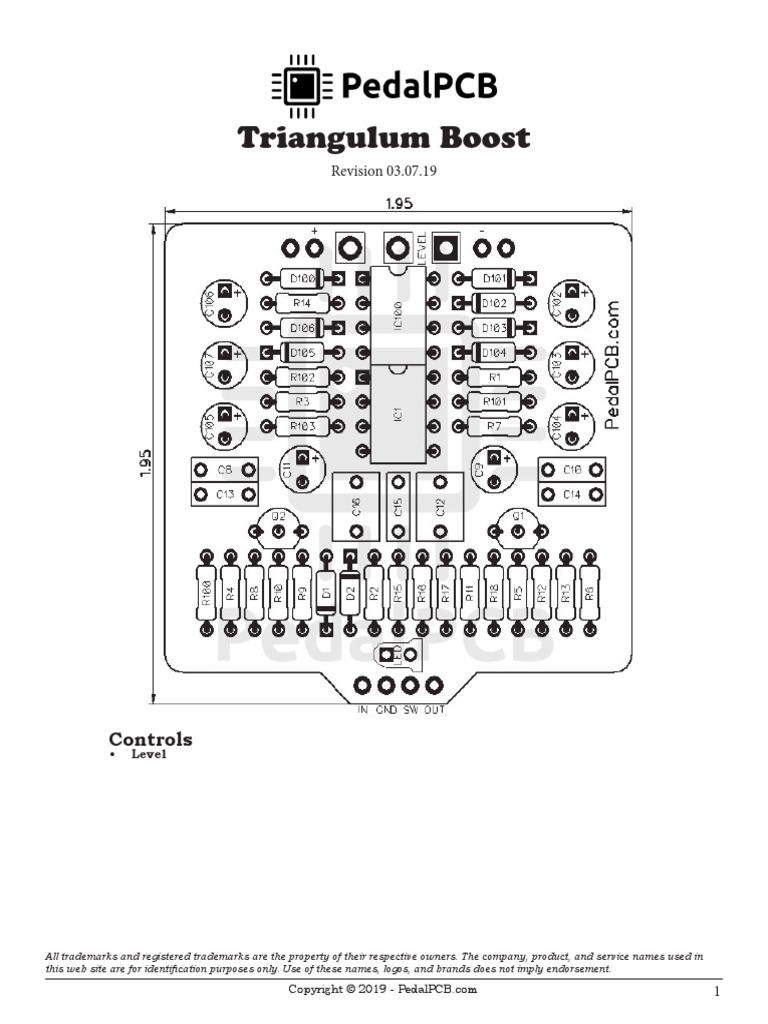 PedalPCB Triangulum | PDF | Computer Engineering | Electronic Engineering