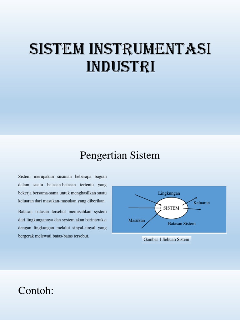 Sistem Instrumentasi Industri 2019-2020 | PDF