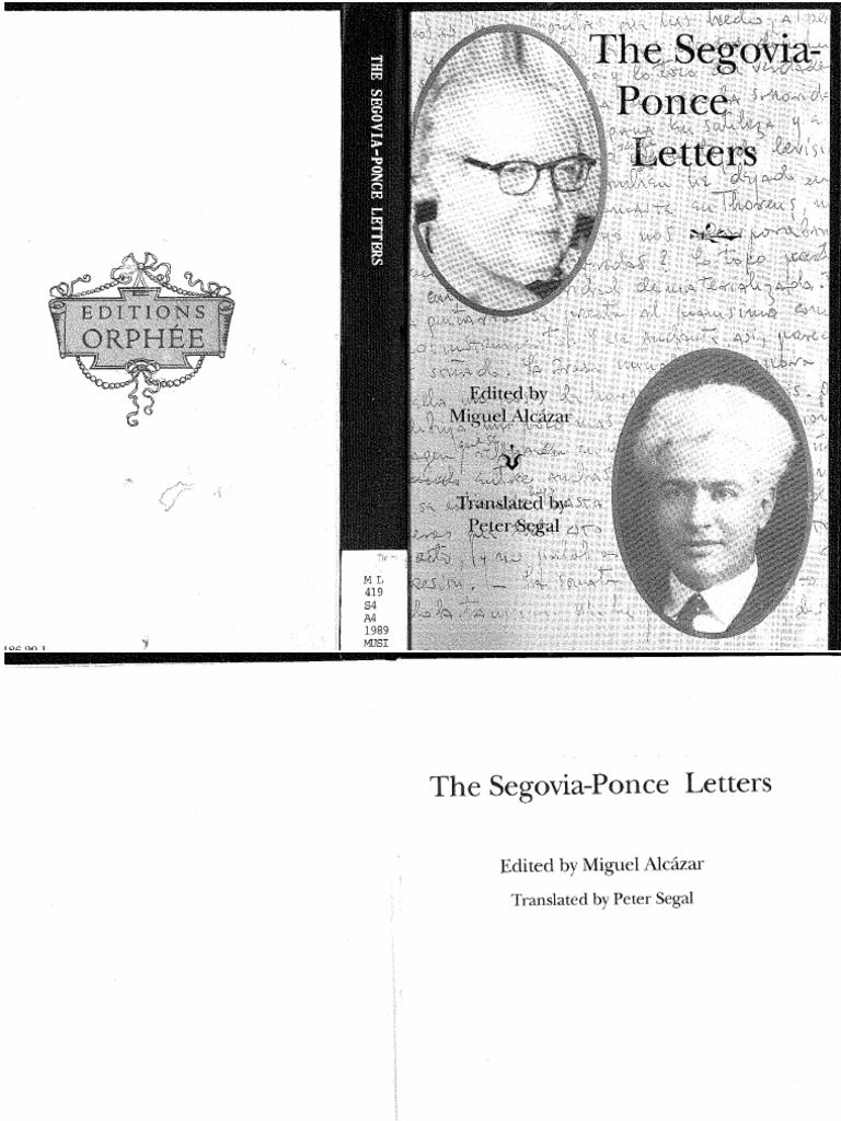 The Segovia-Ponce Letters | PDF