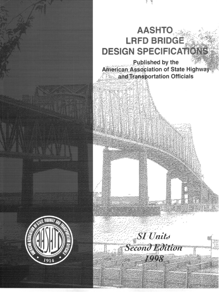 Aashto Second Edition 1998 PDF | PDF