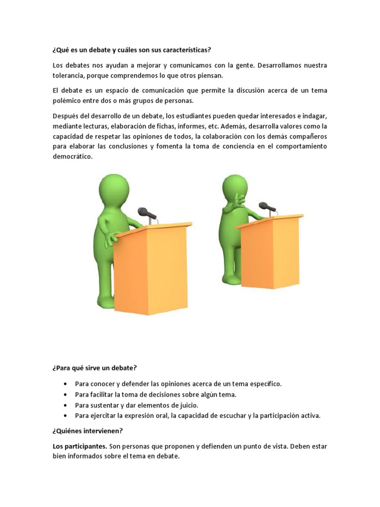 Debate, Discusion y Confrontacion | PDF | Conocimiento | Tolerancia