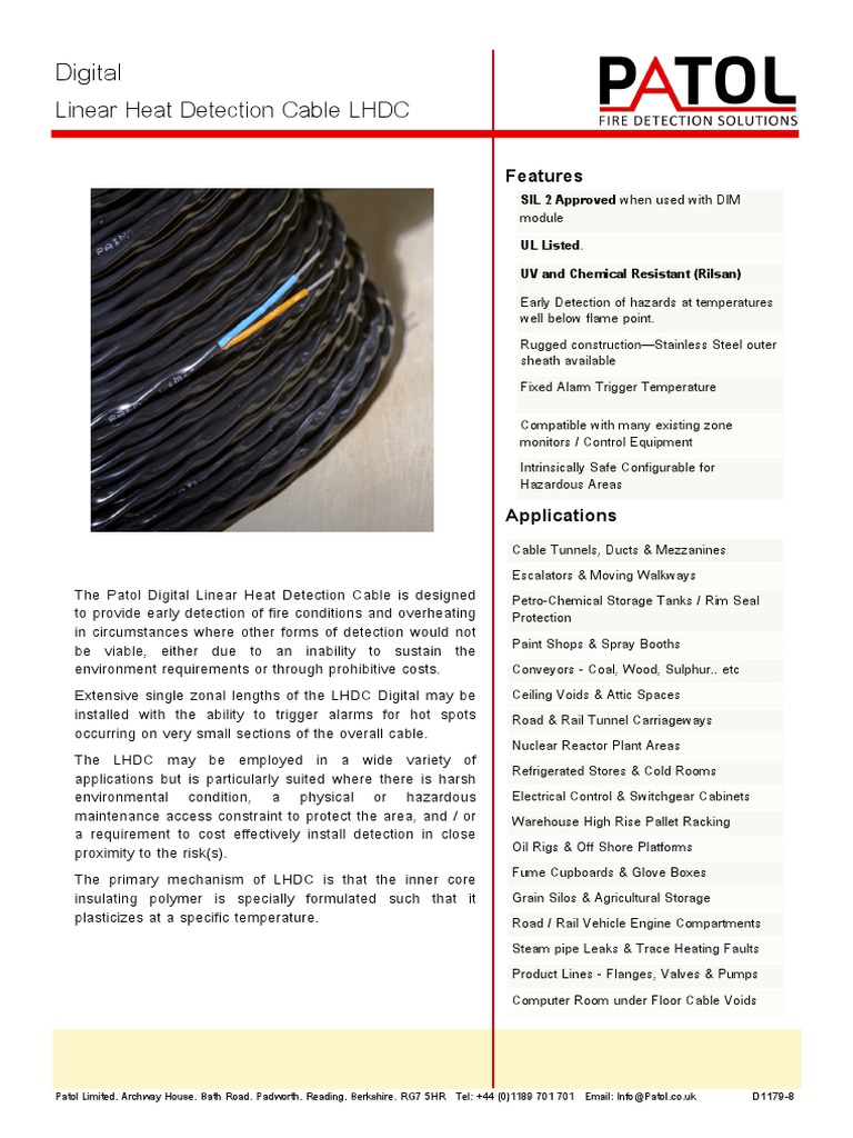 Infosheet Digital LHDC D1179-8 | PDF | Warehouse | Insulator (Electricity)