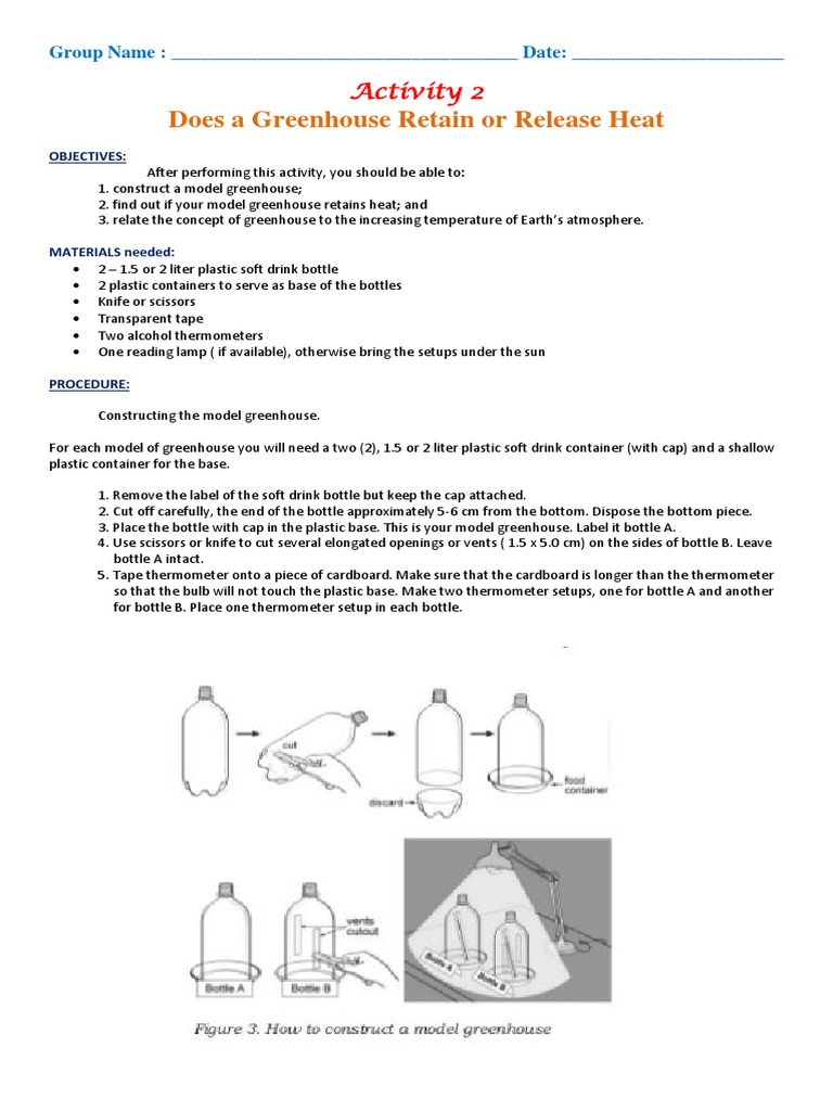 Comparing Heat Retention in Greenhouses | PDF | Thermometer | Greenhouse