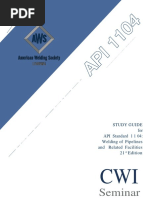 API 1104 22nd Edition July 2021 Welding of Pipelines and Related | PDF
