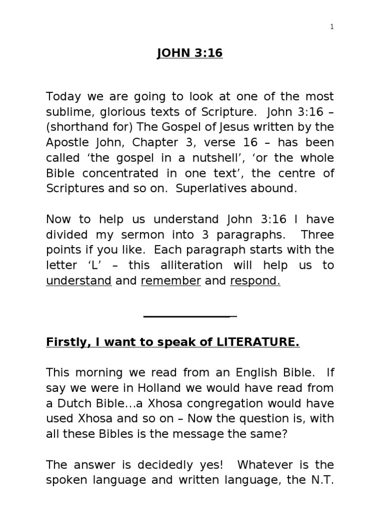 Lecture John3 | PDF | John The Apostle | Bible