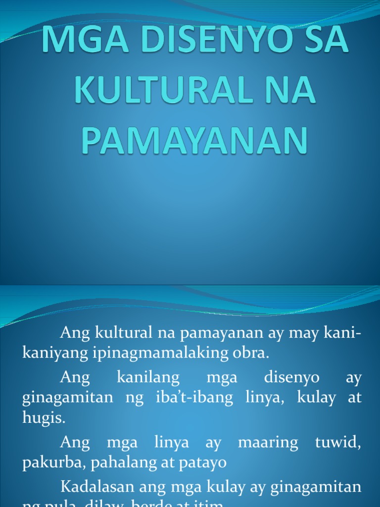 Pamayanan Kultural NG Luzon | PDF