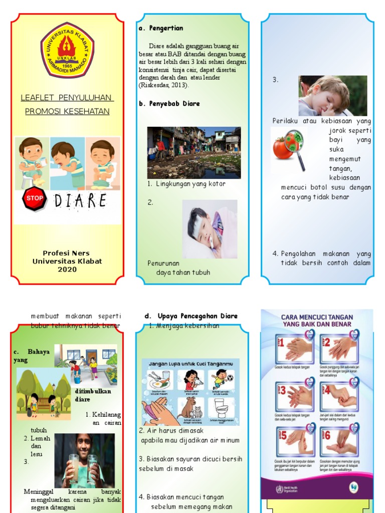 Leaflet Diare | PDF | Kesehatan Holistik