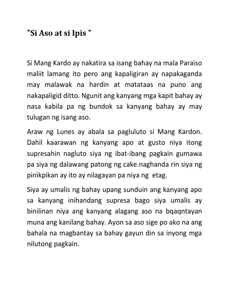 Mga Pabula Sa Mindanao | PDF