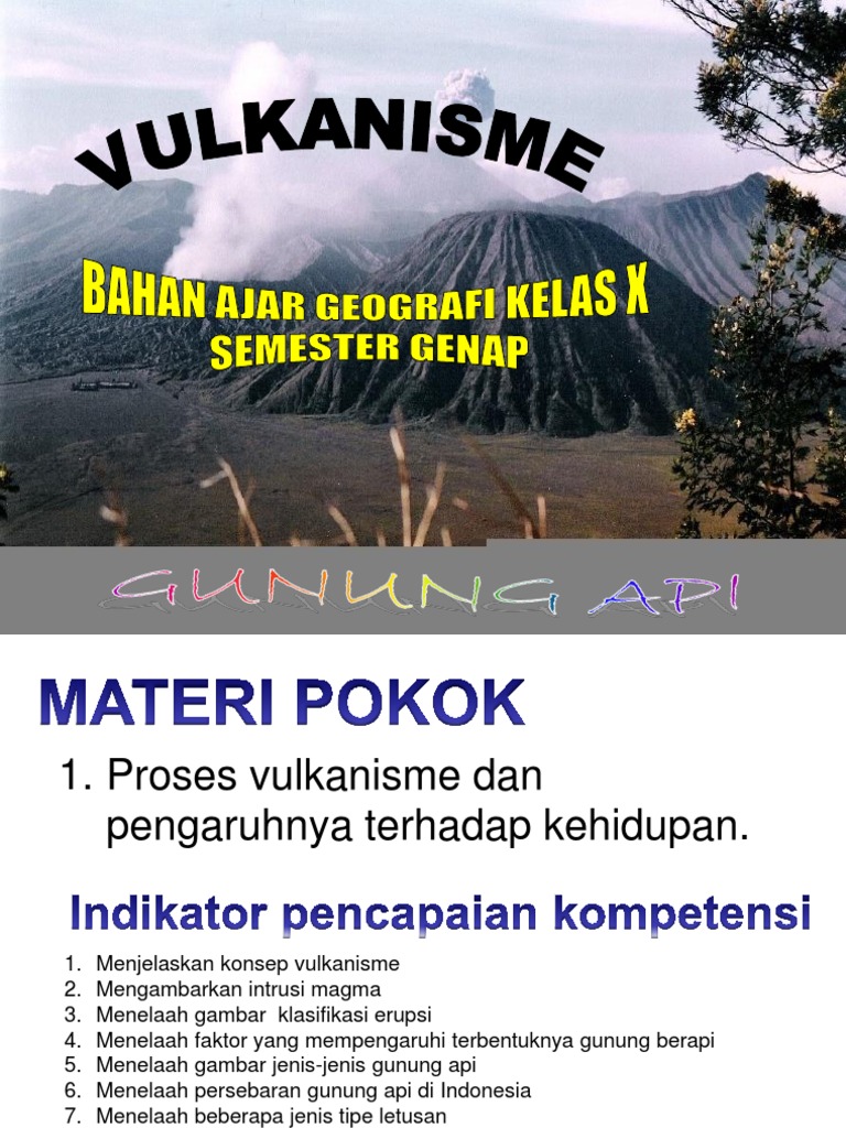 Vulkanisme dan Dampaknya | PDF