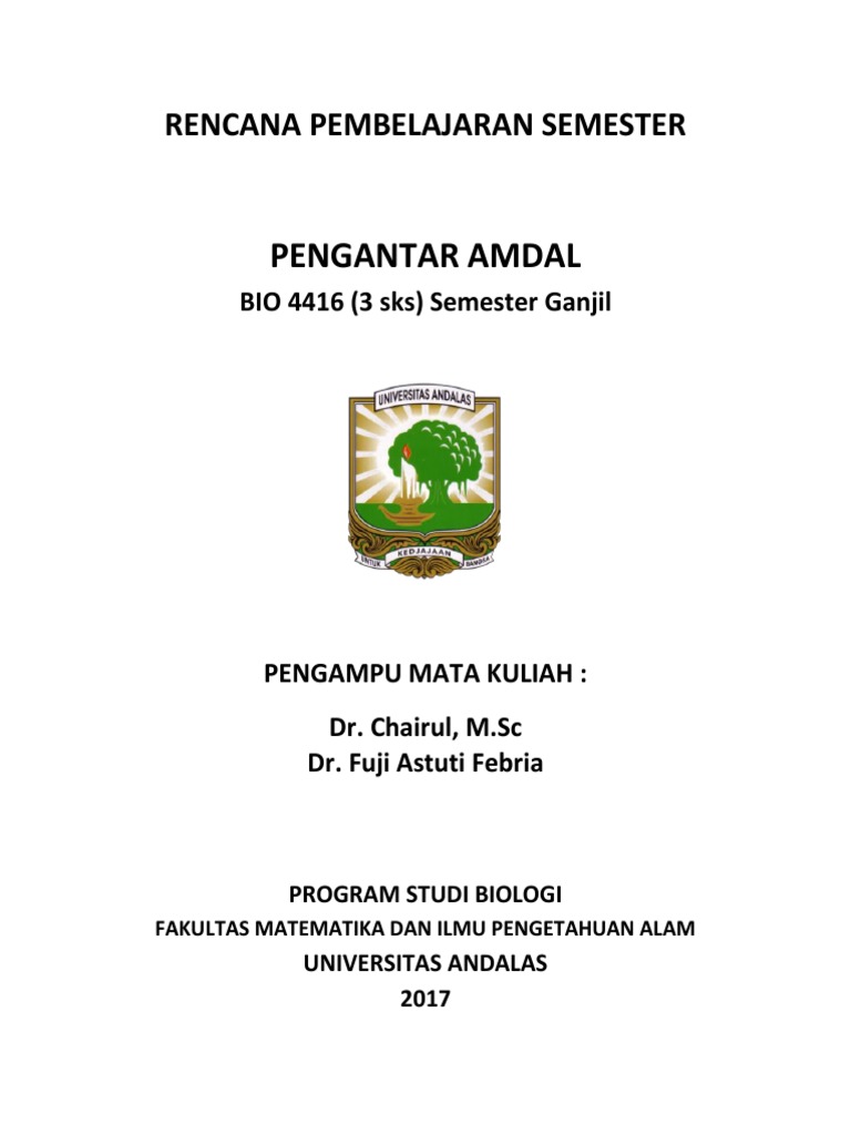 RPS - Pengantar Amdal | PDF