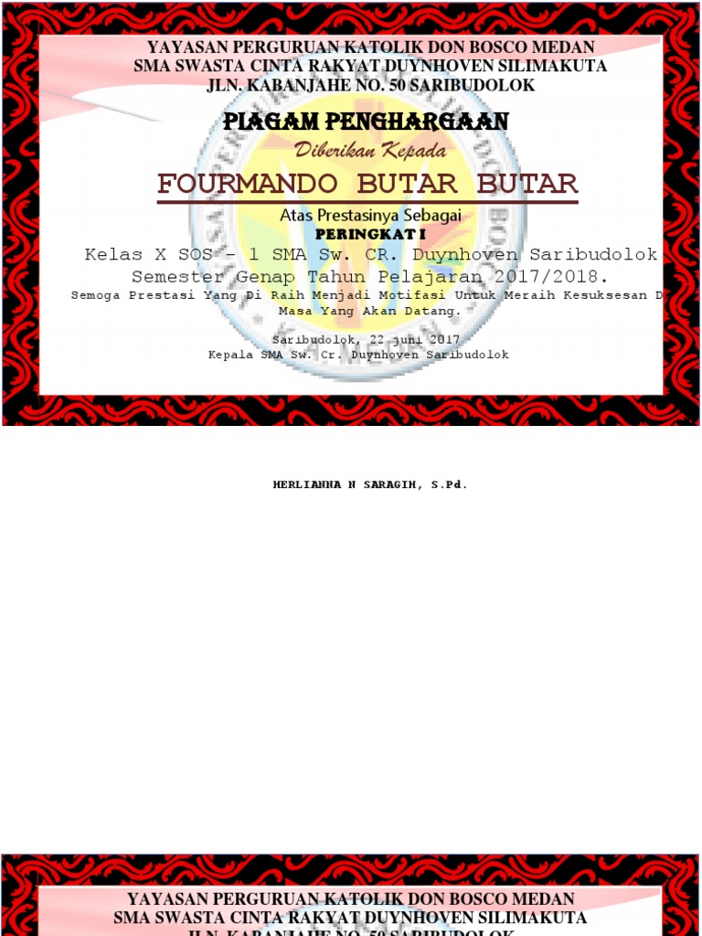 Piagam Terbaru | PDF