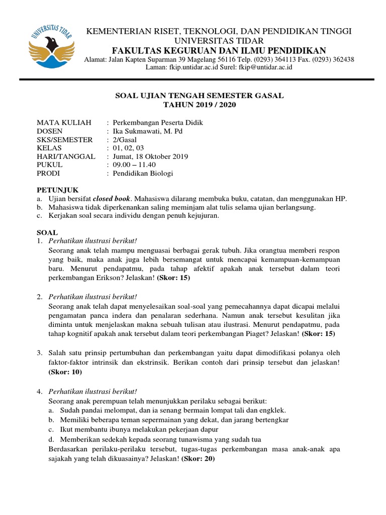 Soal UTS PPD PDF | PDF