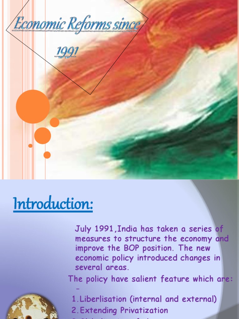 Economic Reforms in India Since 1991 | PDF