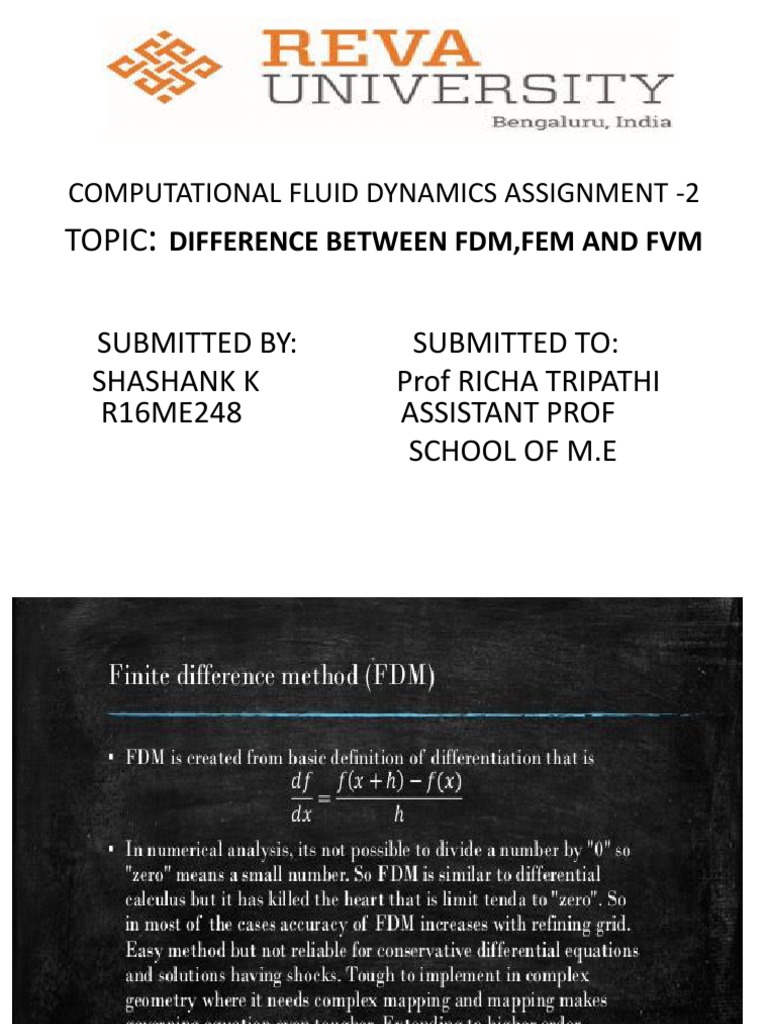 CFD Fem FVM FDM | PDF | Finance & Money Management | Politics