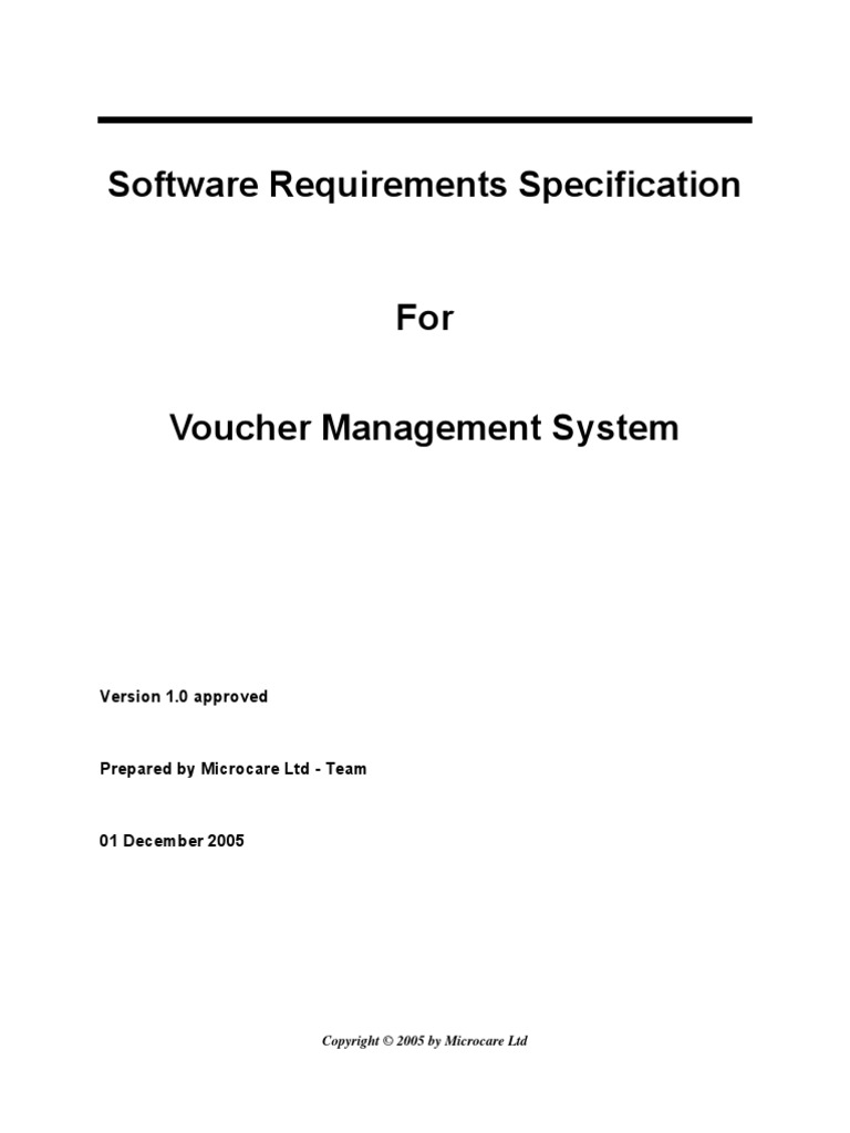 Msiu 2005 Software Requirement Specification | PDF