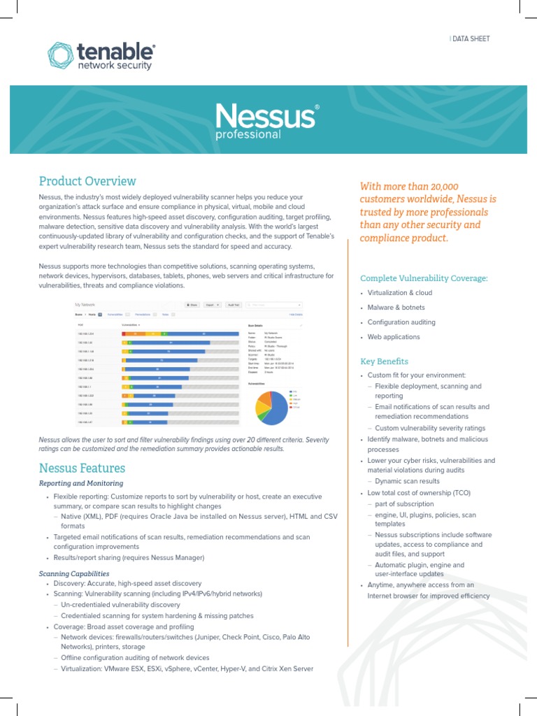 Nessus Professional | PDF | Vulnerability (Computing) | Cloud Computing