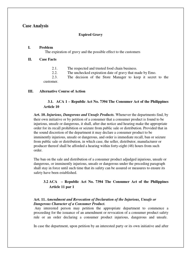Case Study Answers | PDF