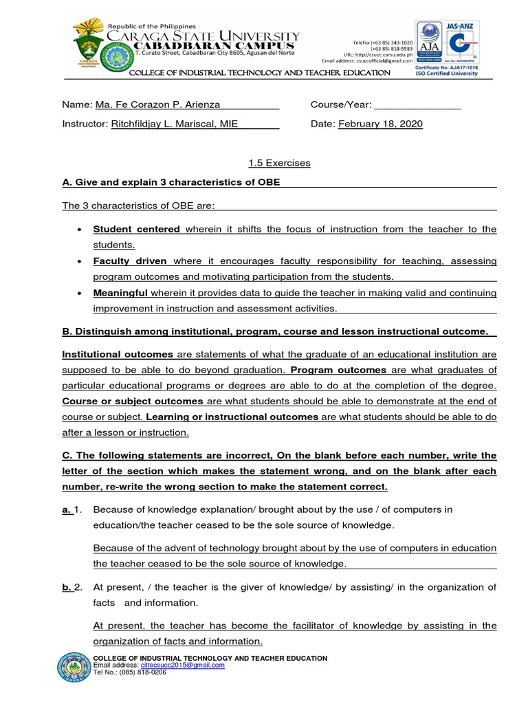 Azon AoSL-Worksheet-Format | PDF