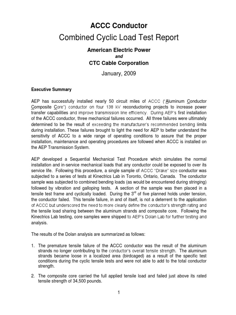AEP ACCC Report | PDF
