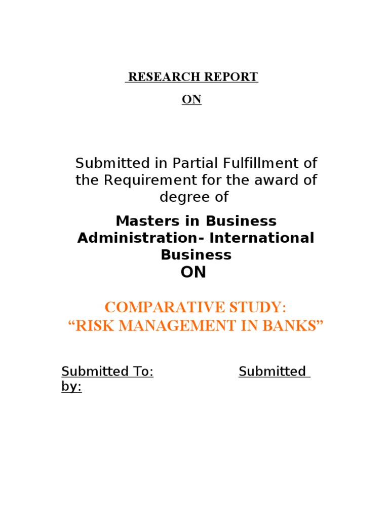 Risk Management in Banks | PDF | Risk | Risk Management
