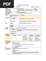 Culinary Arts: Canapé Lesson Plan | PDF | Hors D'oeuvre | Lesson Plan