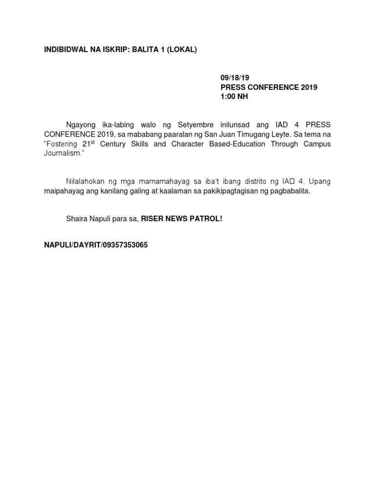 Individual Iskrip | PDF